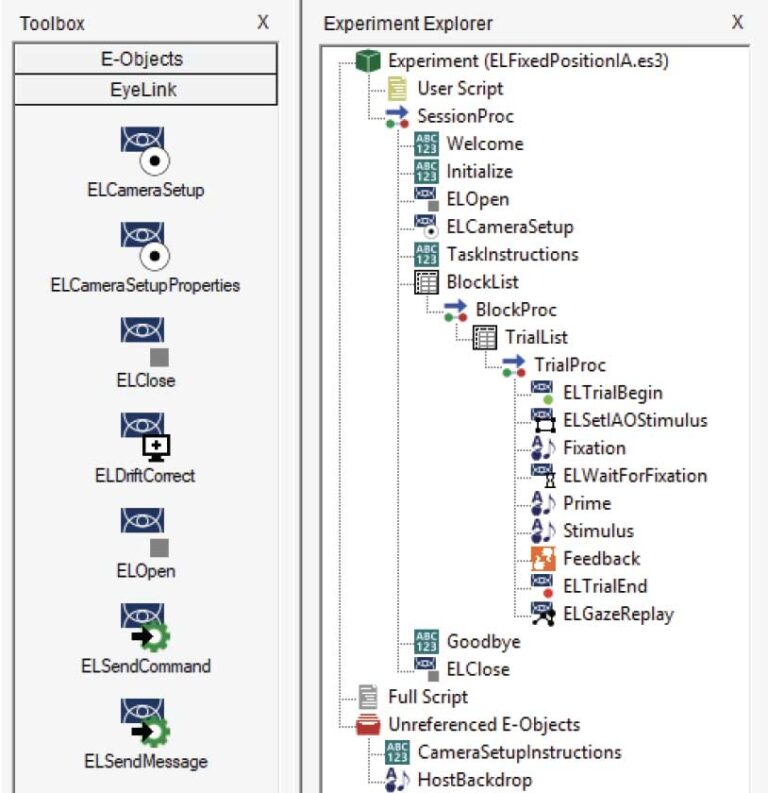 E-Prime Extensions for EyeLink - Fast, Accurate, Reliable Eye Tracking